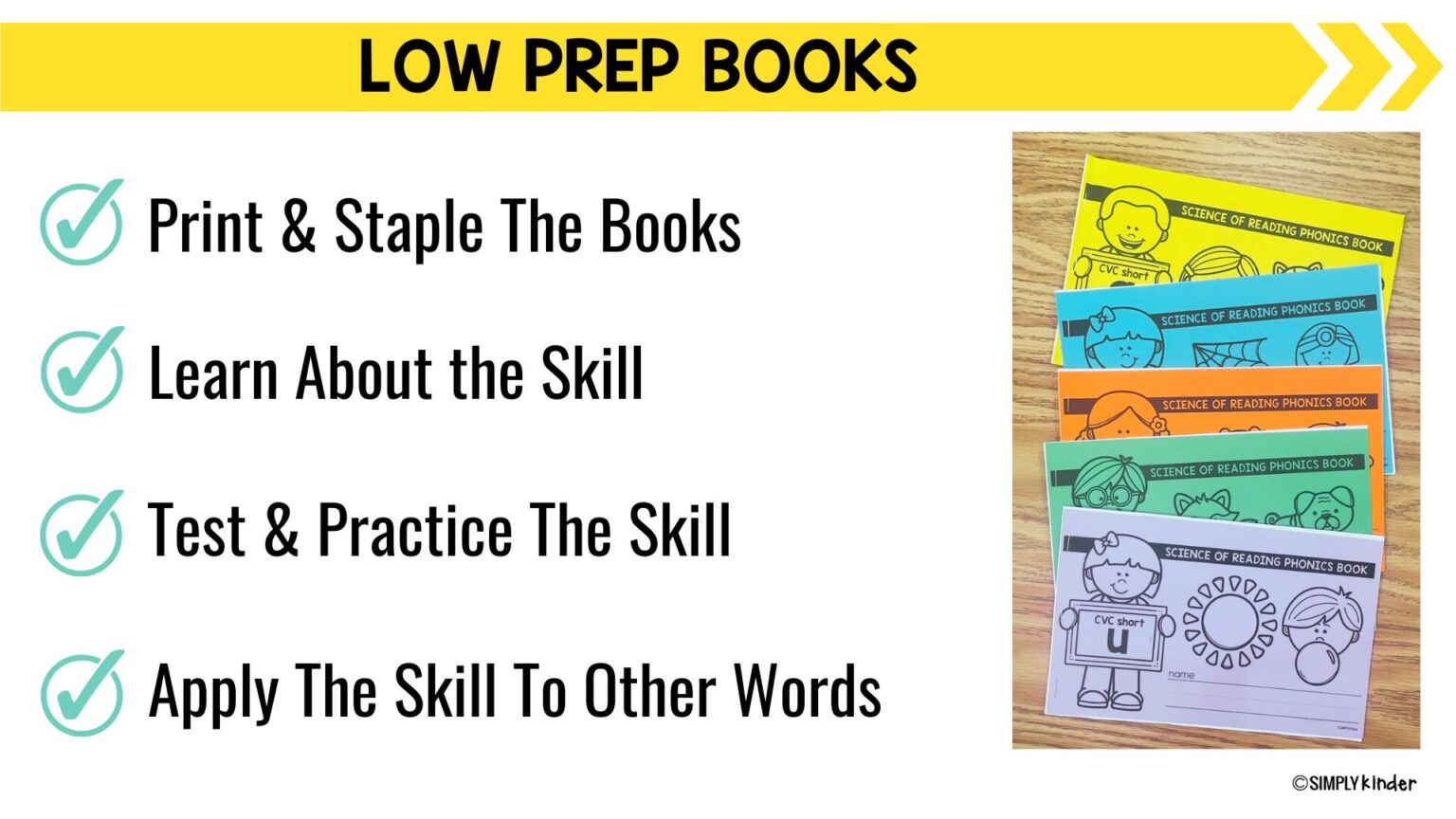 CVC Phonics Worksheets, Booklets, Posters & Teaching Slides, Science of ...