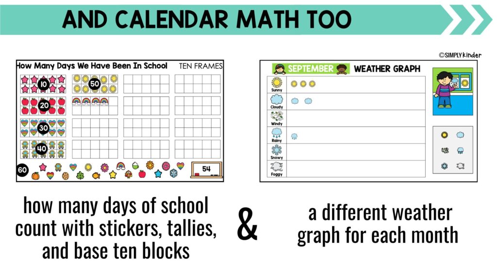 September Morning Meeting Slides Kindergarten , Editable Daily Digital ...