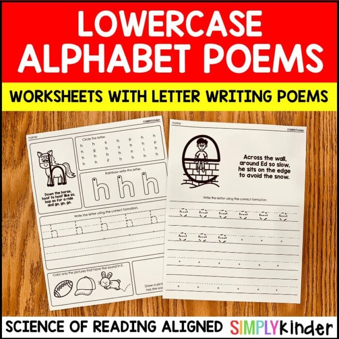 Alphabet Printables with Mnemonics for Writing – Lowercase Printables ...