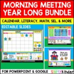 Kindergarten Morning Meeting Slides, Editable Daily Digital Morning ...