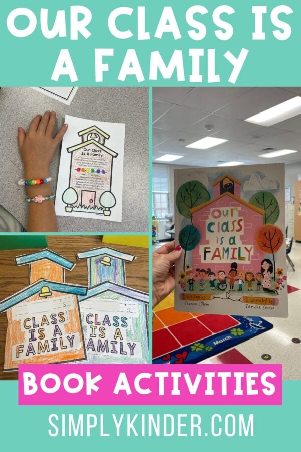 Our Class is a Family Book Activities - Simply Kinder