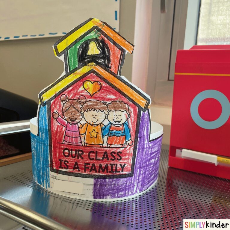 Our Class is a Family Book Activities - Simply Kinder