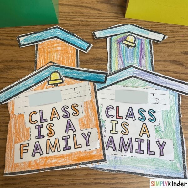 Our Class is a Family Book Activities - Simply Kinder