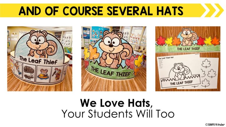 The Leaf Thief Book Craft, Hat, Centers, Printables & More - Simply Kinder
