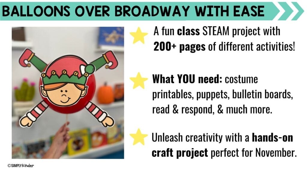 Balloons Over Broadway Activities, STEM, Craft, Writing, Project ...