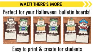 Disguise a Ghost, Ghost Craft & Bulletin Board, Halloween Activities ...