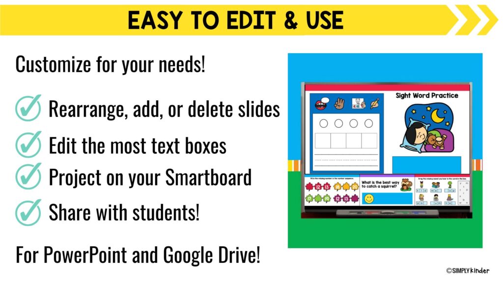 November Morning Meeting Slides for Kindergarten, Editable Daily ...