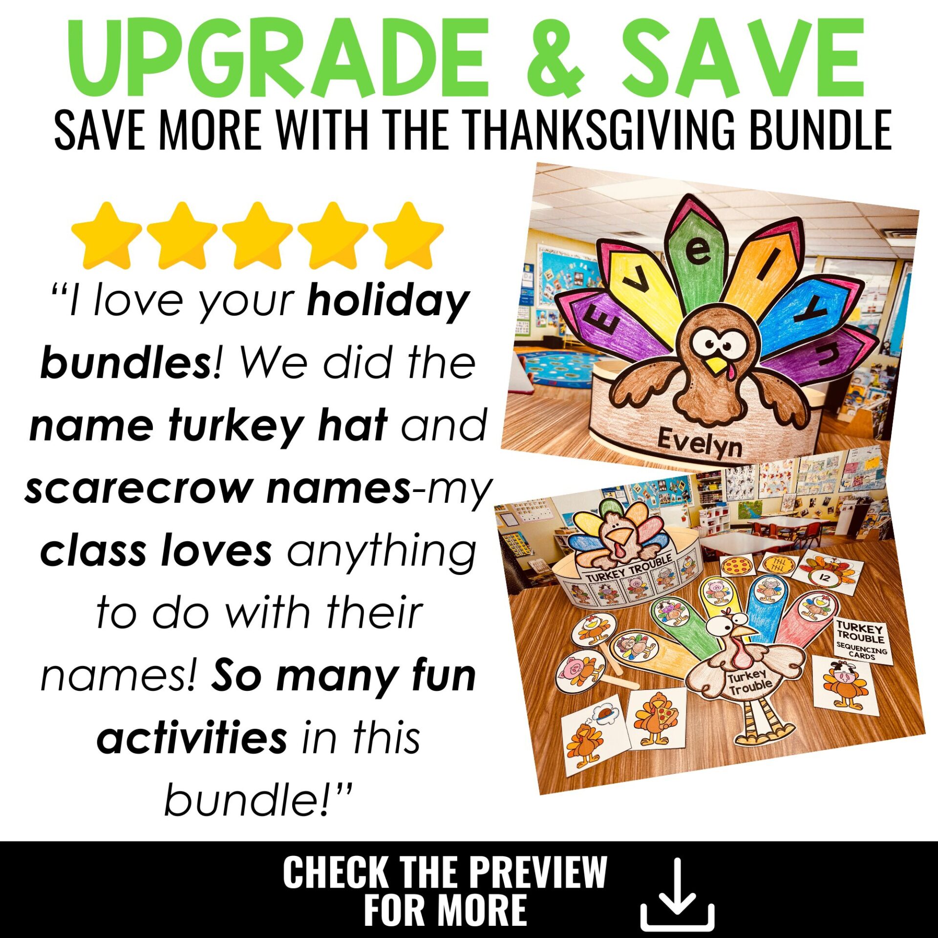Thanksgiving Bingo Activity, Phonics Bingo, No-Prep CVC Decodable ...