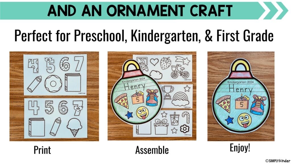 Christmas Crafts Kindergarten Activity BUNDLE: Bulletin Boards Crafts ...