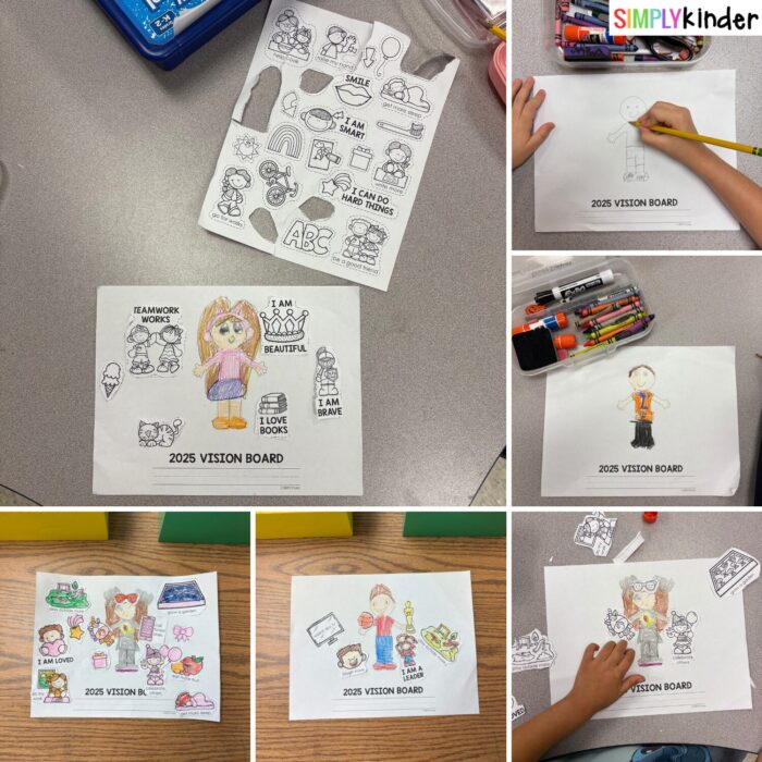 Vision Boards for Kindergarten - Simply Kinder