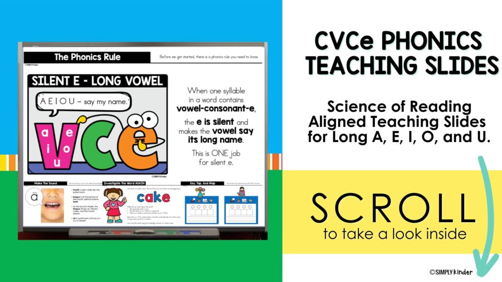 *BUNDLE UP* CVCe Phonics Teaching Slides Kindergarten, Science of ...