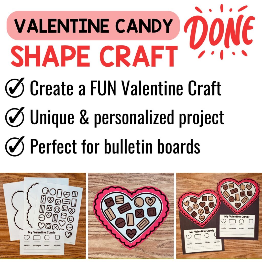 Valentine’s Day Candy Box Shape Craft - Simply Kinder