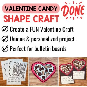 Valentine’s Day Candy Box Shape Craft - Simply Kinder