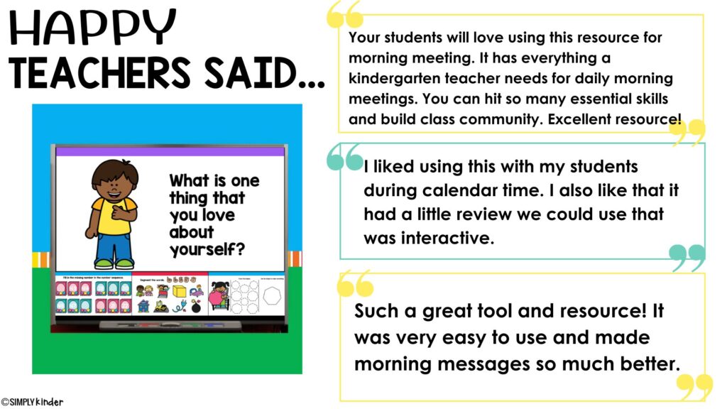 February Morning Meeting Slides for Kindergarten, Editable Daily ...
