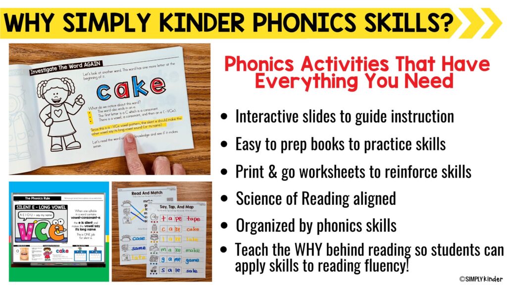 CVCe Phonics Worksheets, Booklets, Posters & Teaching Slides, Science ...