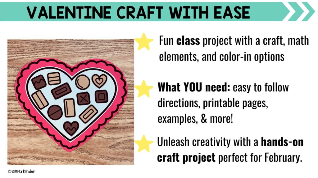 Valentine’s Day Candy Box Shape Craft - Simply Kinder