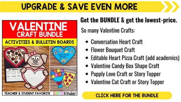 Valentine’s Day Candy Box Shape Craft - Simply Kinder