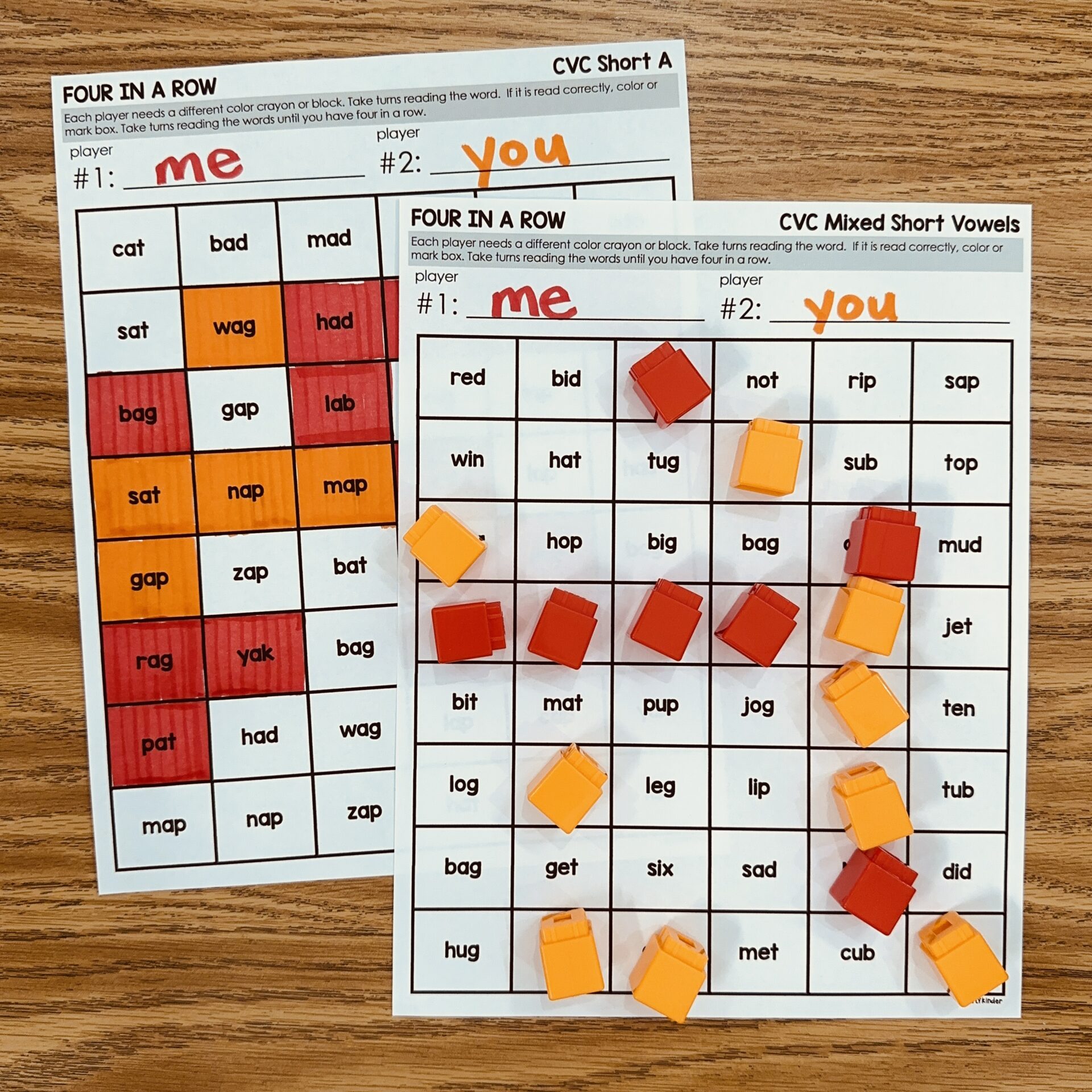 CVC Worksheets Bundle Upsell - Simply Kinder