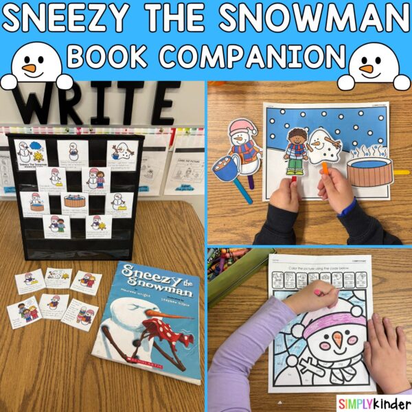 Sneezy the Snowman Book Companion - Simply Kinder