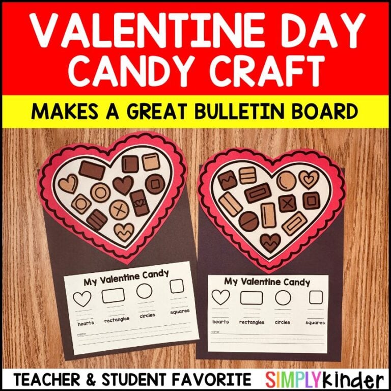 Valentine’s Day Candy Box Shape Craft - Simply Kinder