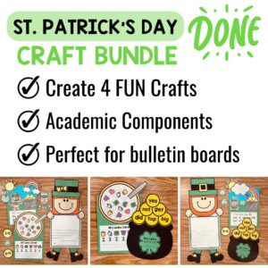 St. Patrick's Day Craft BUNDLE, St. Patrick's Day Bulletin Boards ...