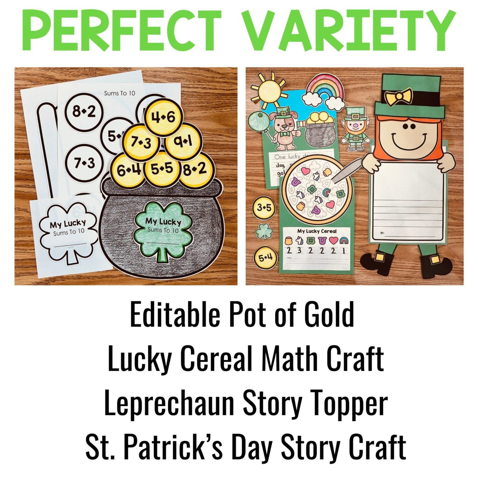 St. Patrick's Day Craft BUNDLE, St. Patrick's Day Bulletin Boards ...