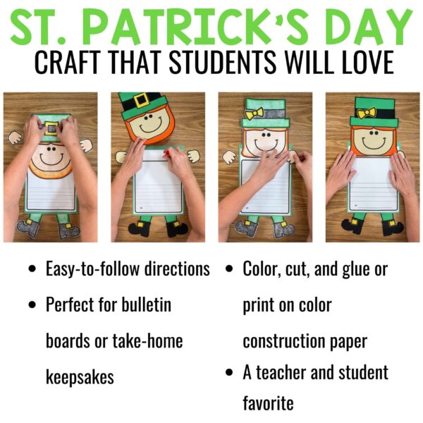 St. Patrick's Day Leprechaun Craft - St. Patricks Day Craft for ...