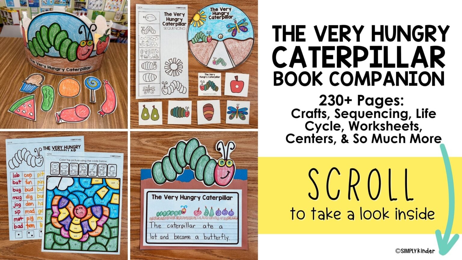The Very Hungry Caterpillar Activities, Sequencing, Crafts, Food for ...