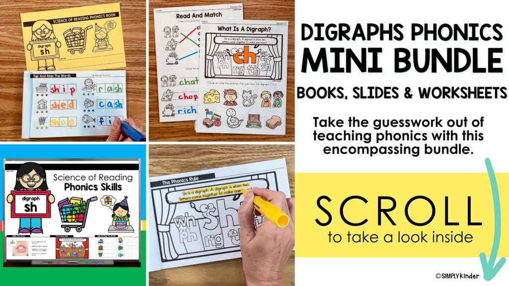 Digraphs Phonics Worksheets, Booklets, Posters & Teaching Slides ...