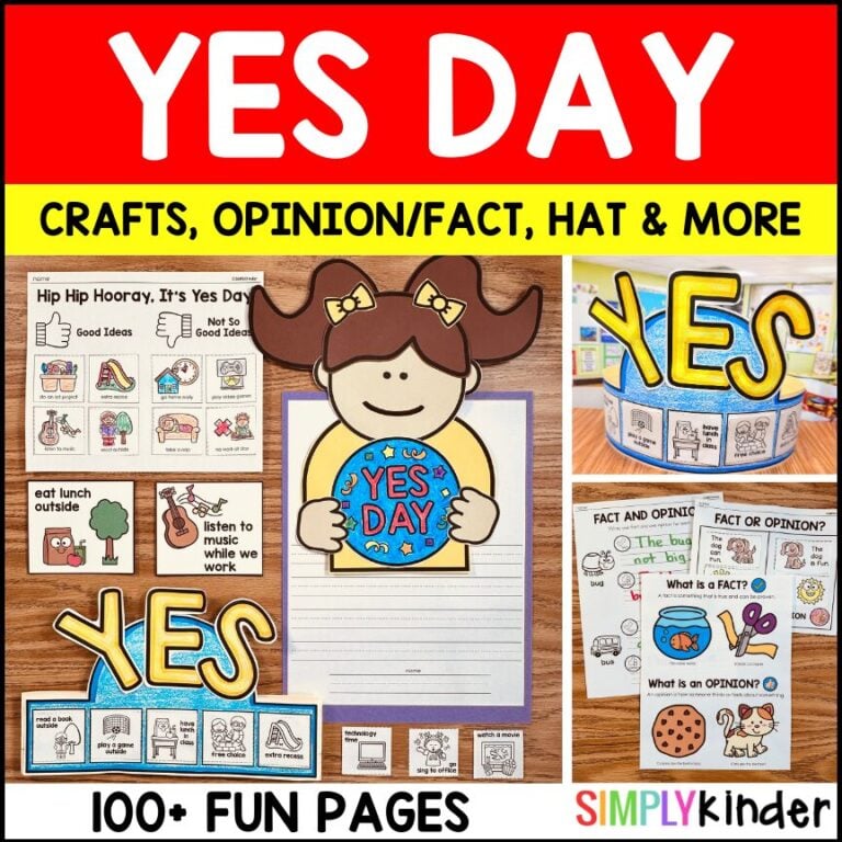 Yes Day in Kindergarten - Simply Kinder
