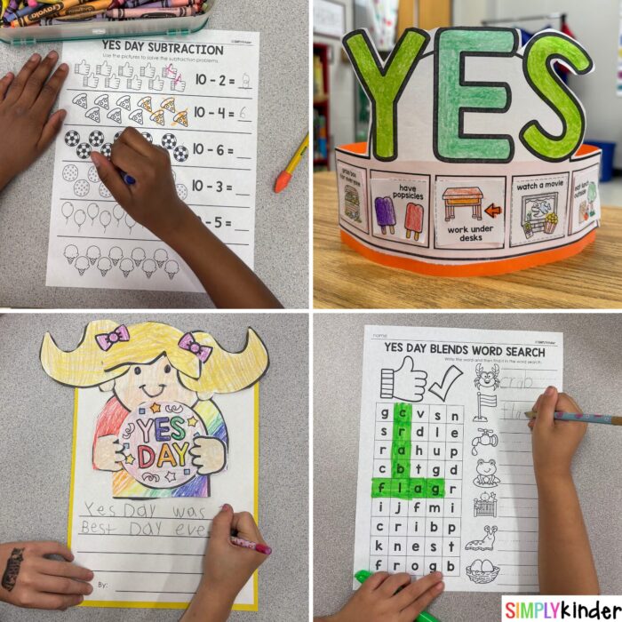 Yes Day in Kindergarten - Simply Kinder