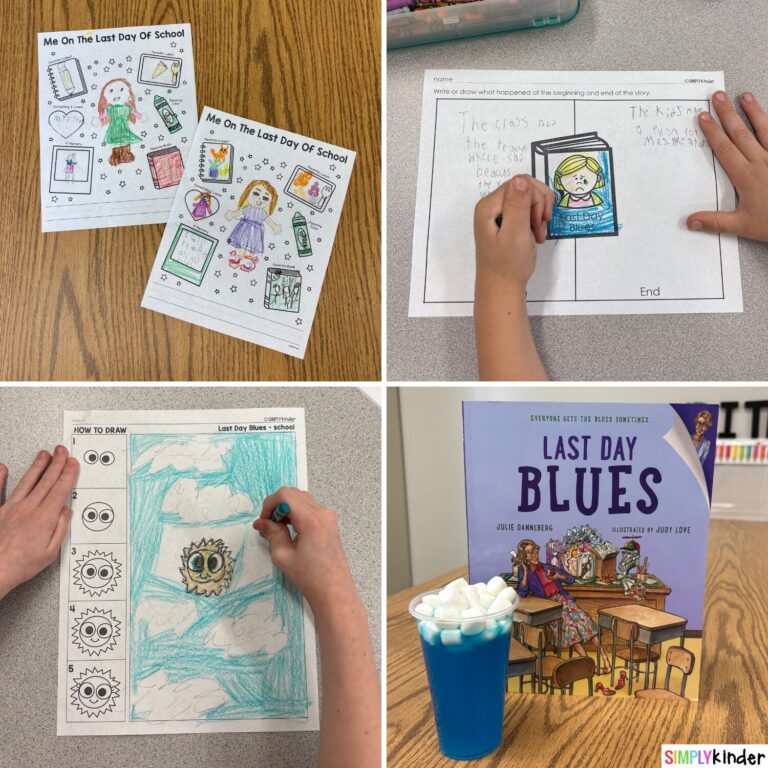 Last Day Blues Book Companion - Simply Kinder