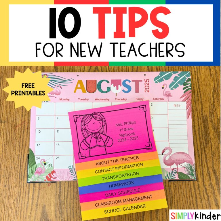 10 Tips for New Teachers - Simply Kinder
