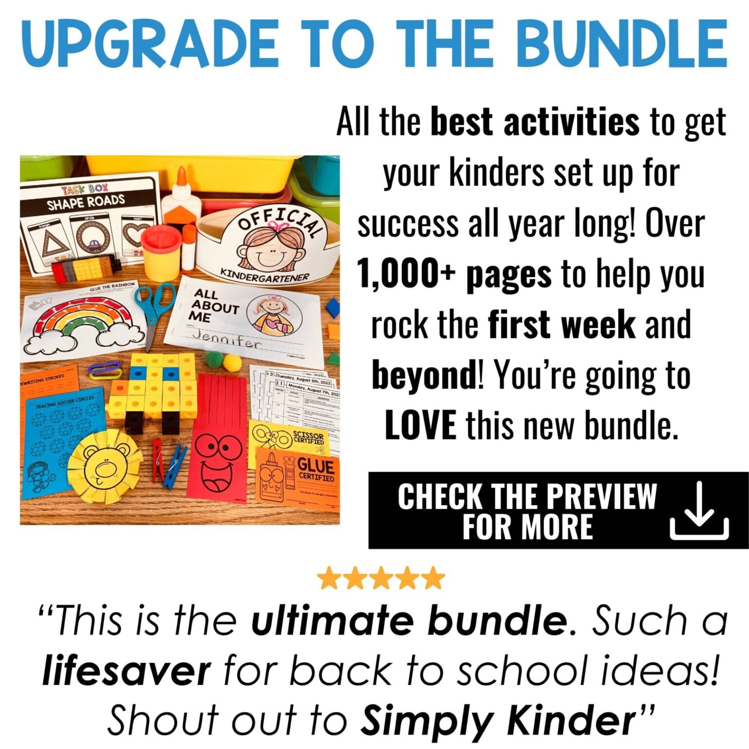 First Day Jitters Book Companion, Kindergarten Craft, Worksheet, Anchor ...