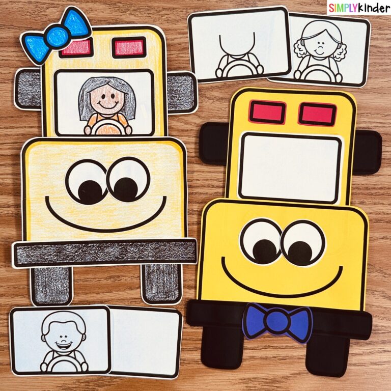 Back to School Crafts for Kindergarten - Simply Kinder