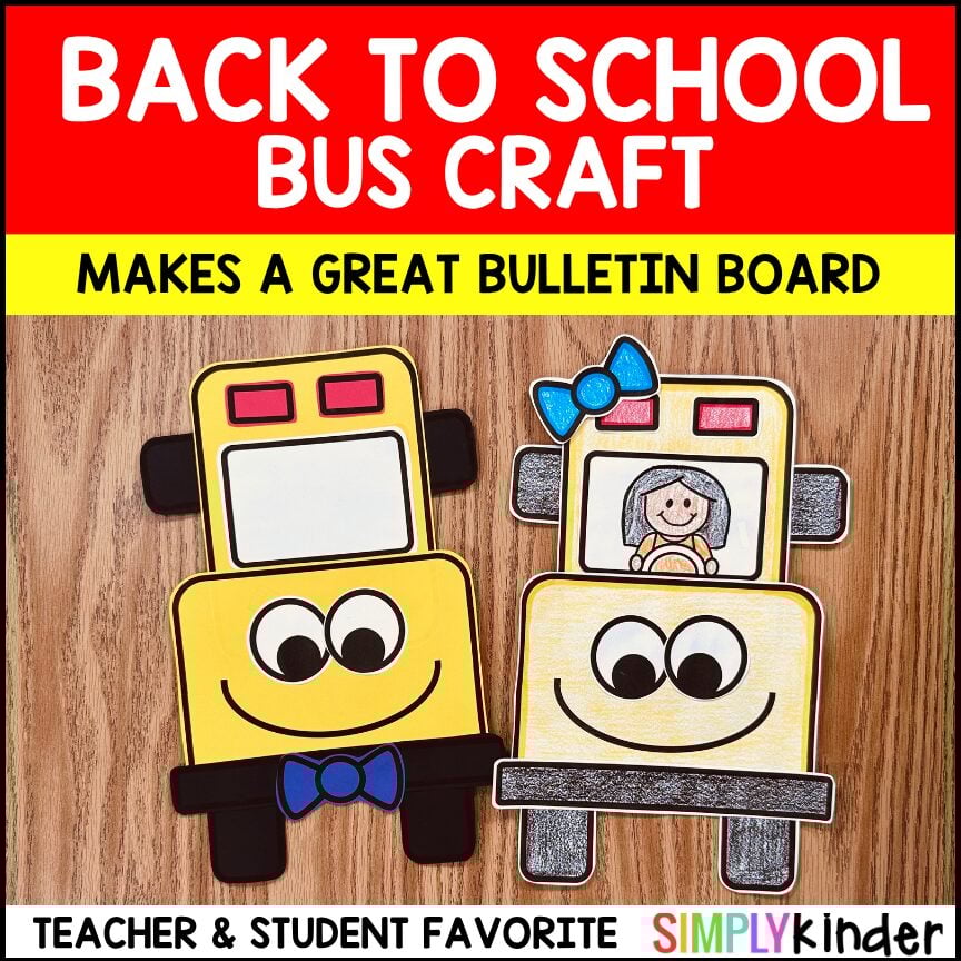 Preschool Bus School First Day