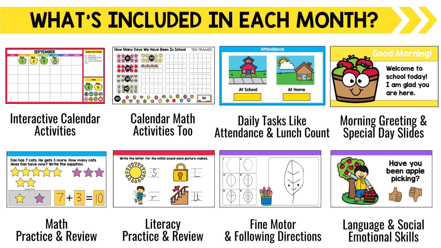 Morning Meeting Slides First Grade Activities, Questions, Digital ...