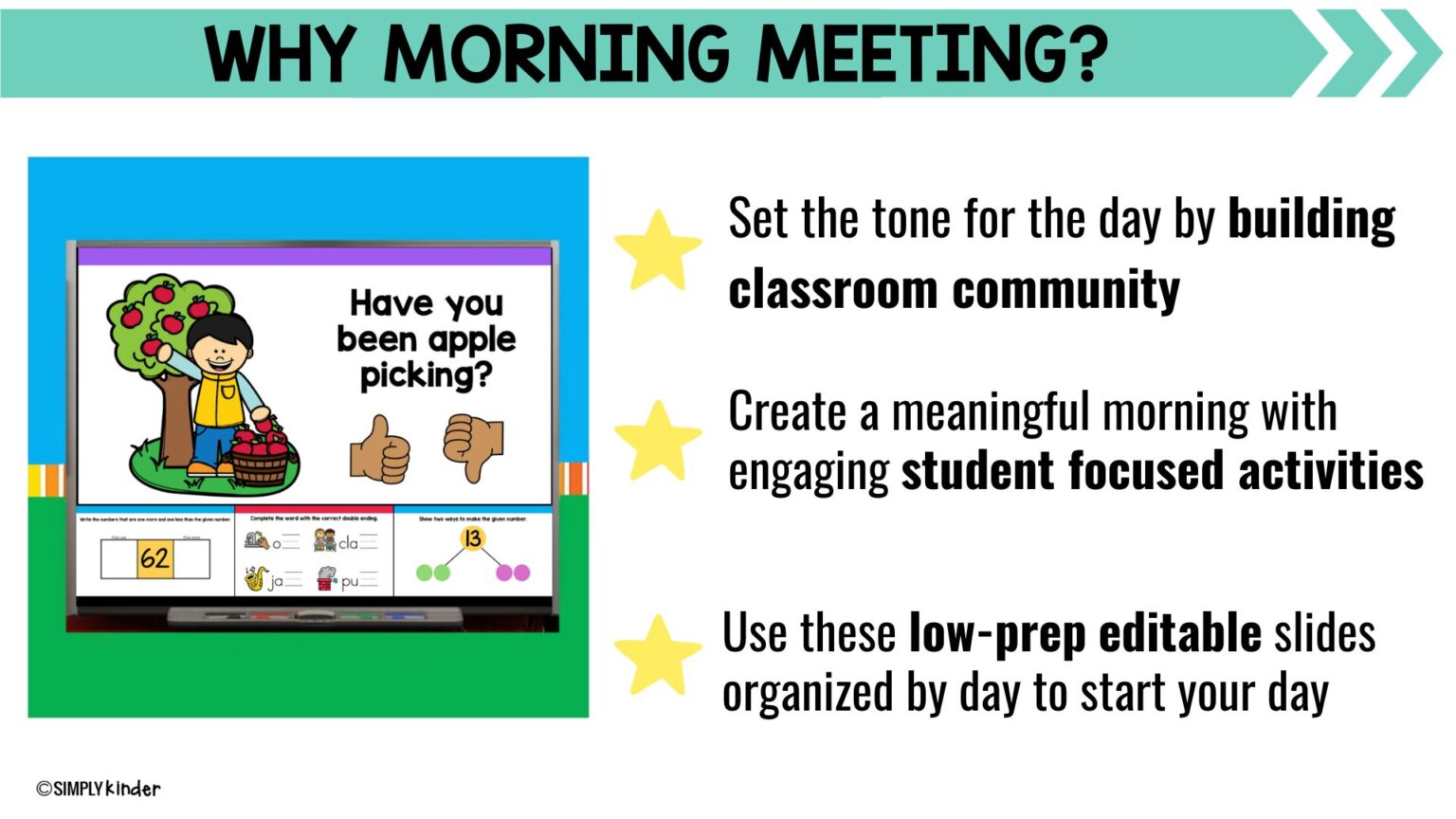 Morning Meeting Slides First Grade Activities, Questions, Digital ...