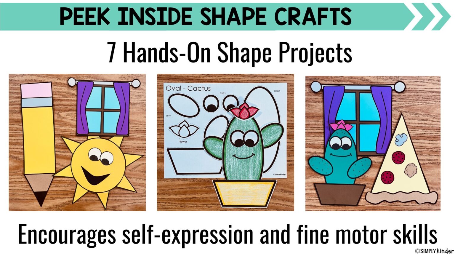 Back to School Math Crafts, Color, Number, & Shape Activities for ...