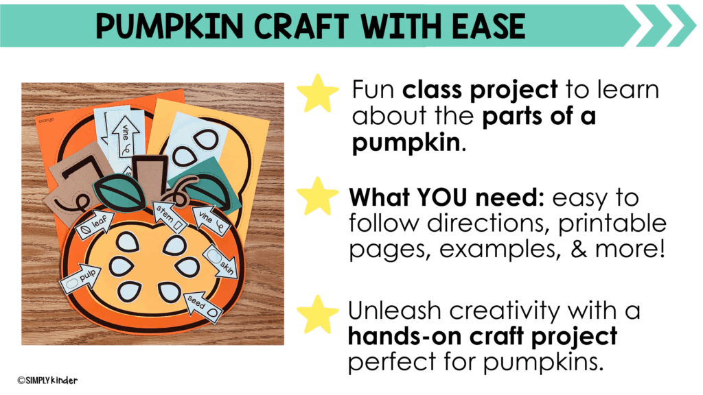 Parts of a Pumpkin Labeling Craft | Fall Science Activity for ...