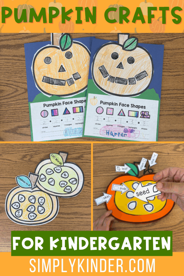 Pumpkin Crafts for Kindergarten - Simply Kinder