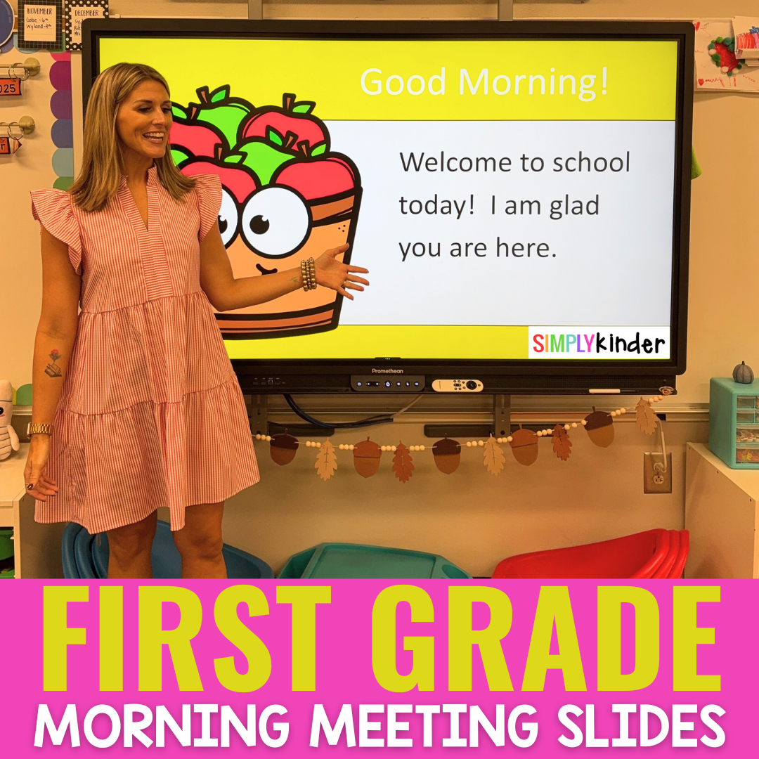 First Grade Morning Meeting Tips & Ideas - Simply Kinder