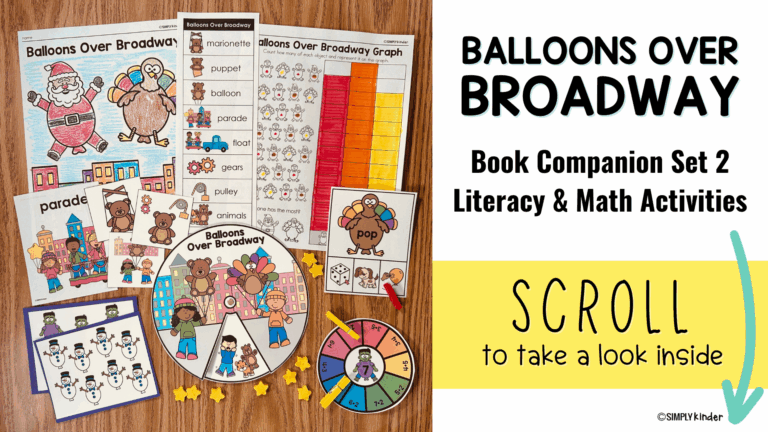 Balloons Over Broadway Activities Worksheets, Writing, Vocabulary ...