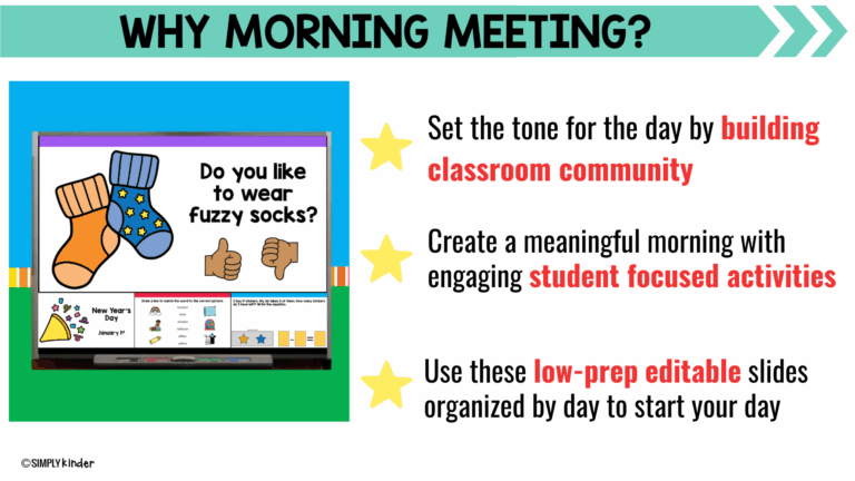 January Morning Meeting Slides for First Grade, Activities, Questions ...
