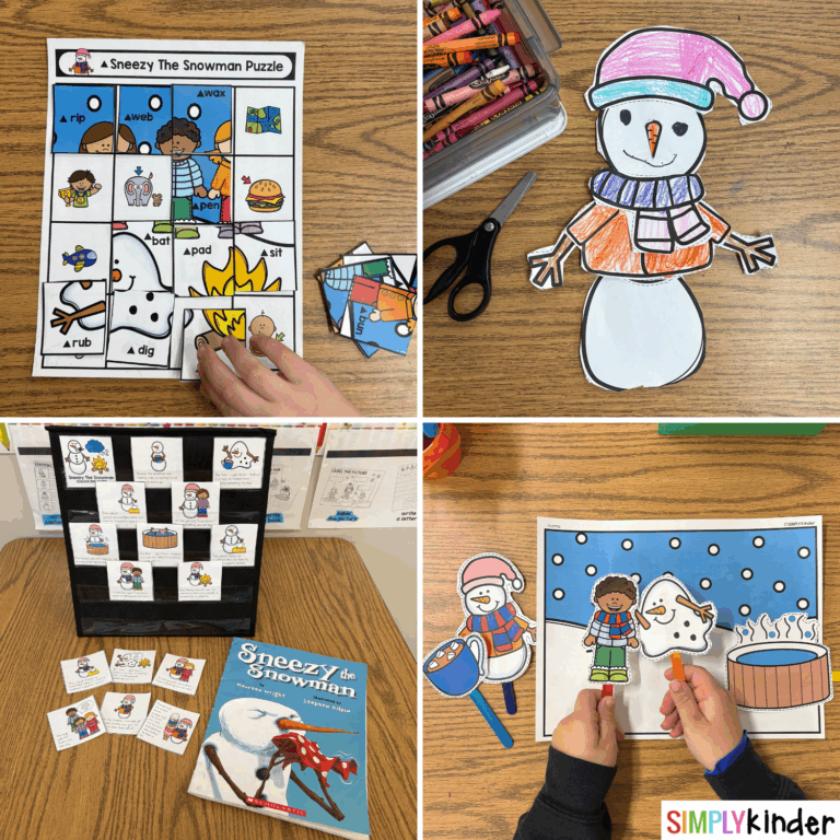 Snow Day Activities for Kindergarten - Simply Kinder
