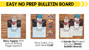 Snowmen at Night Craft, Writing, Activities, Kindergarten Book ...