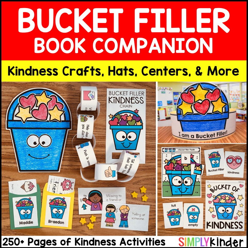 Bucket Filler Activities for Classroom Kindness - Simply Kinder