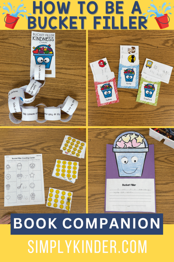 Bucket Filler Activities for Classroom Kindness - Simply Kinder