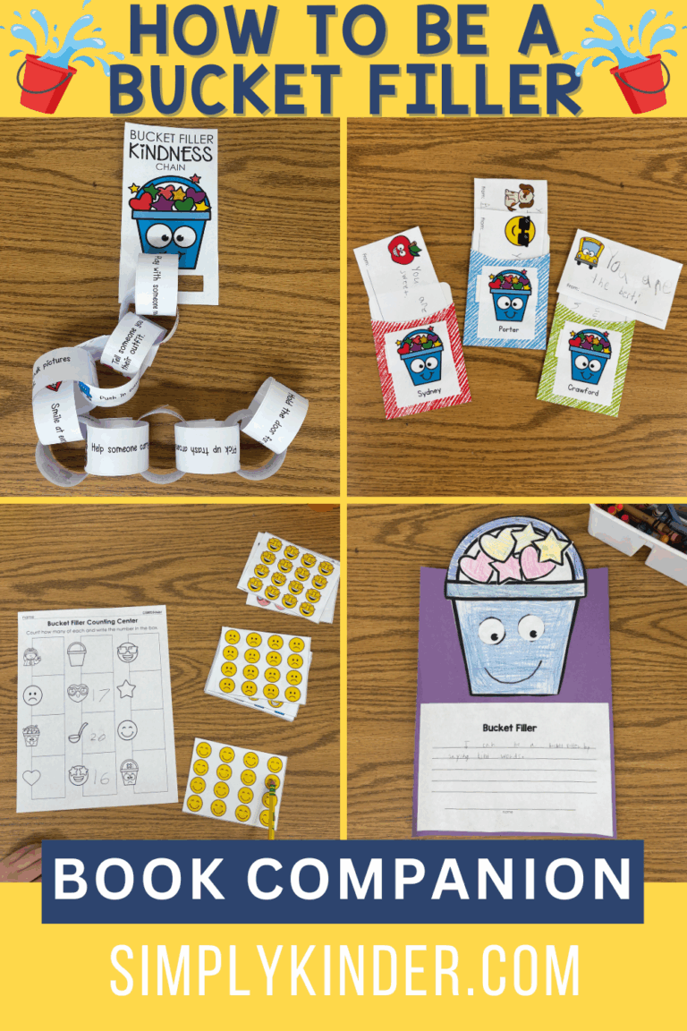 Bucket Filler Activities for Classroom Kindness - Simply Kinder