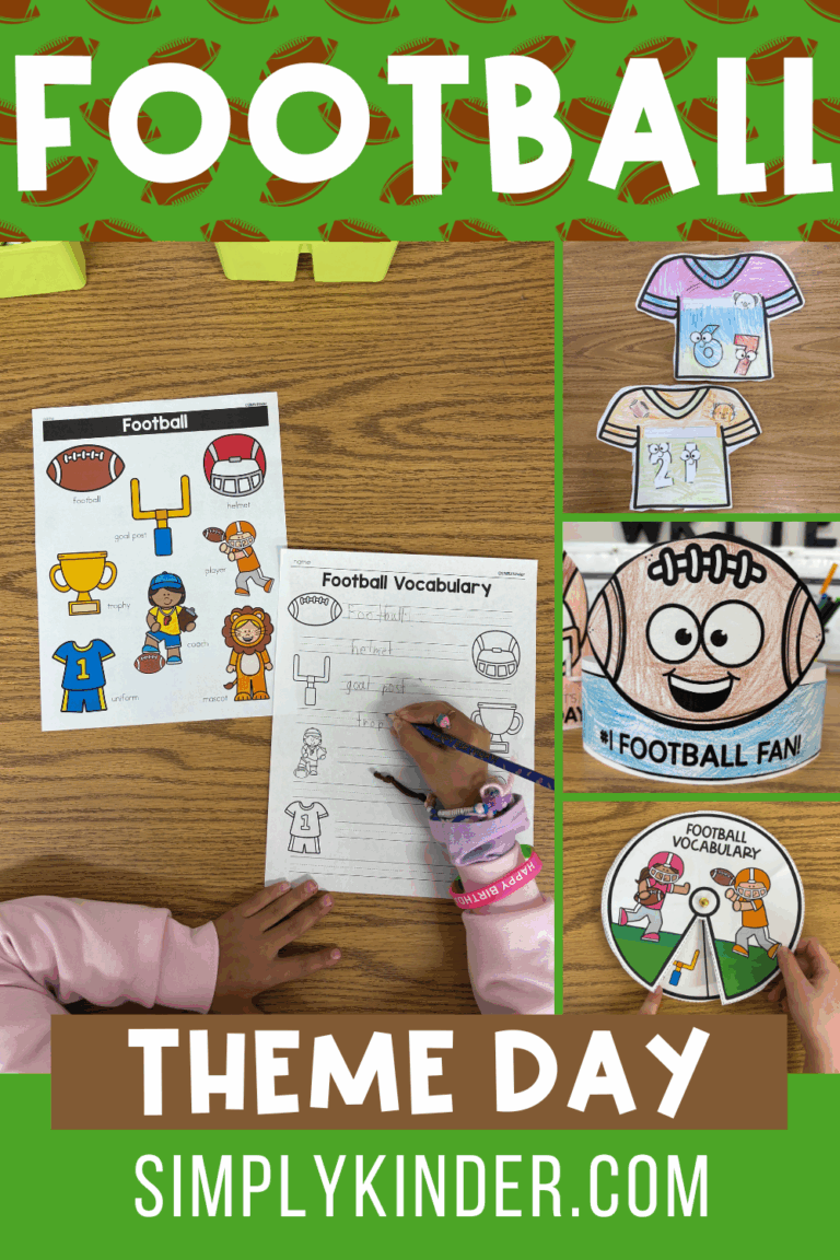 Football Theme Day - Simply Kinder